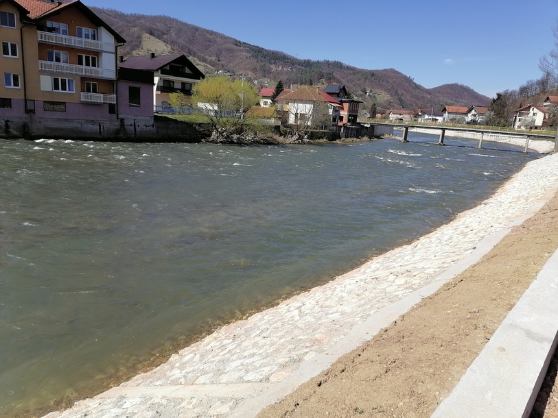 Uređenje korita rijeke Bosne u općini Vogošća